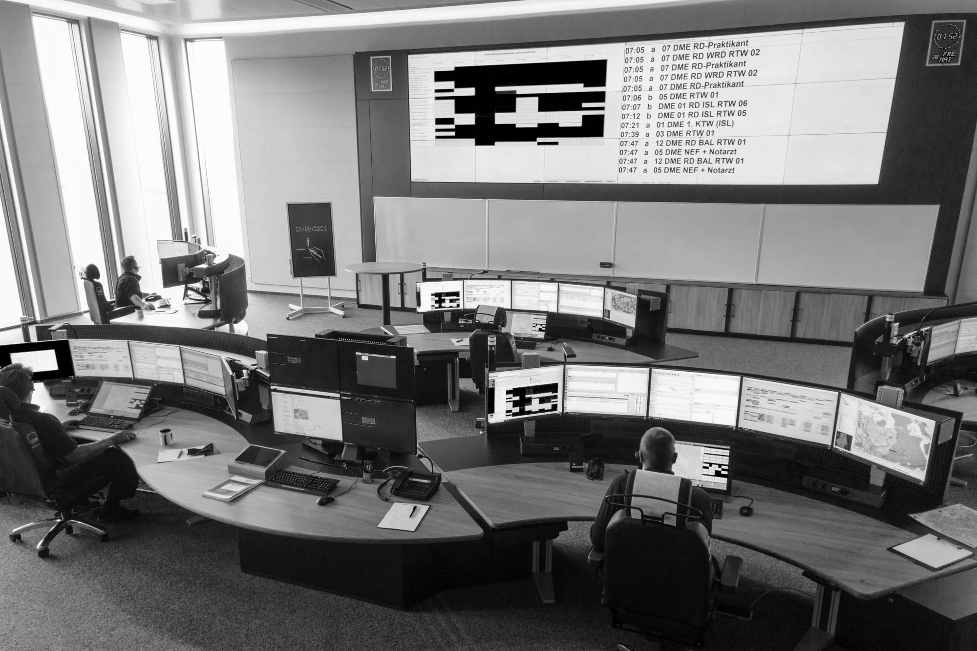 Furnishing a control room for the police? | Ergo-Lab